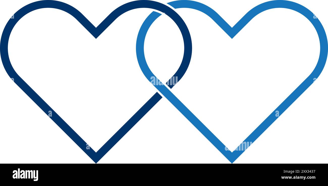 Love logo wedding day design Cut Out Stock Images & Pictures - Alamy