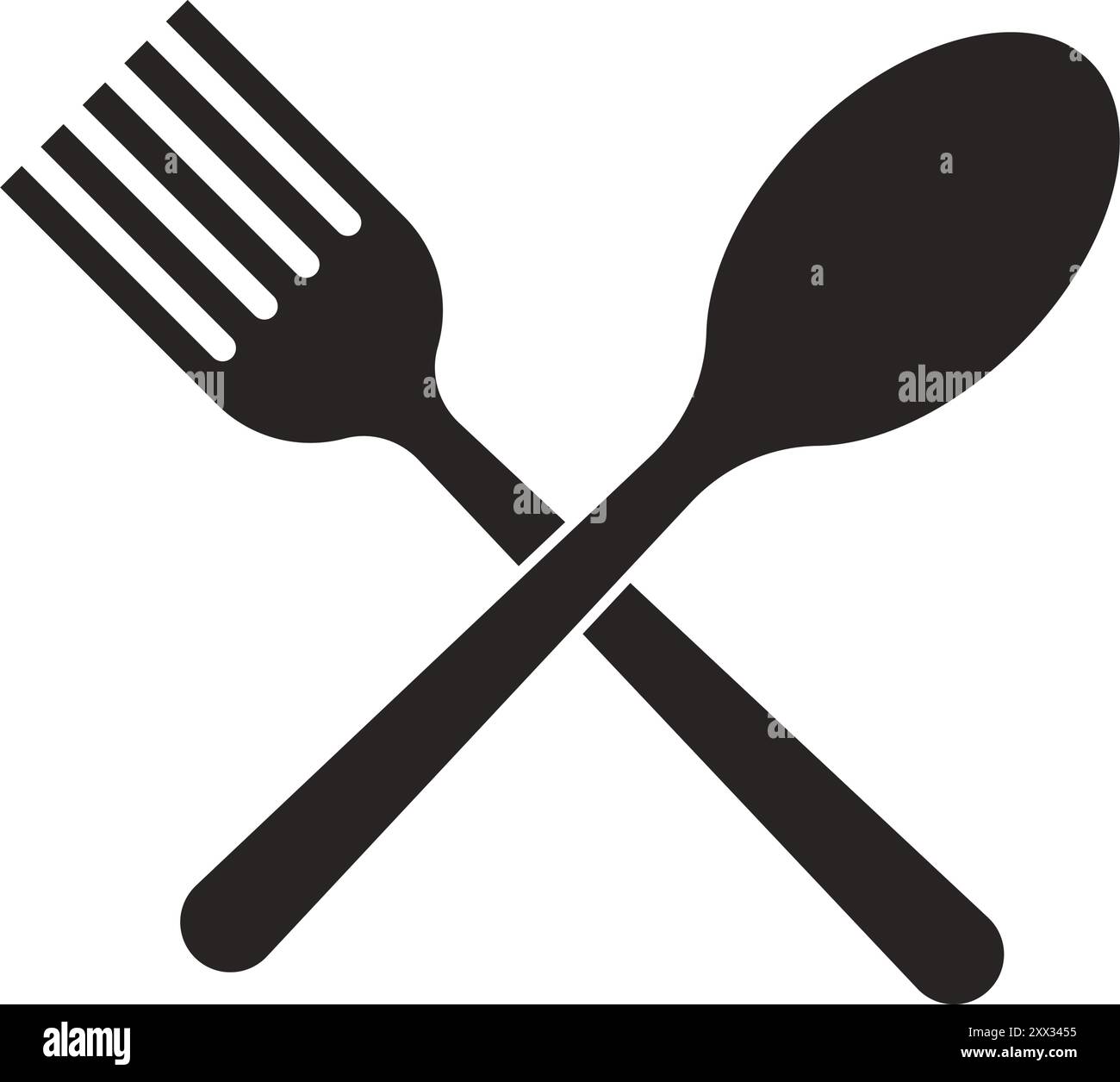 Hunger spoon Stock Vector Images - Alamy