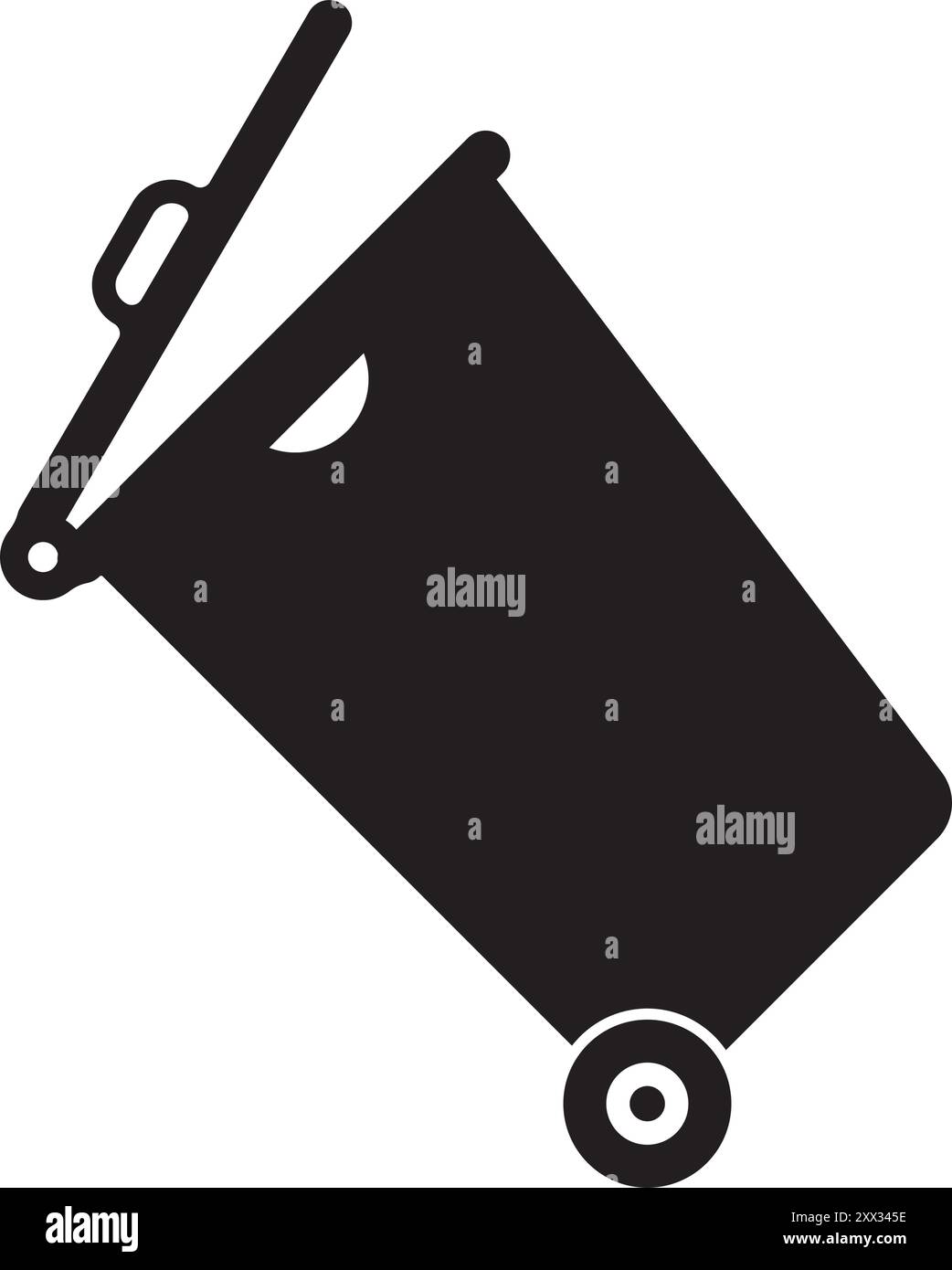 trash can vector icon illustration template design Stock Vector Image ...