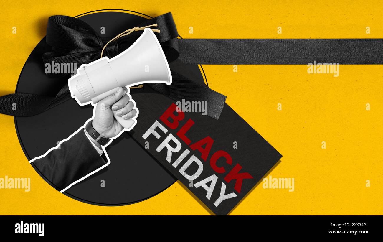 Illustration concept megaphone hi-res stock photography and images - Alamy
