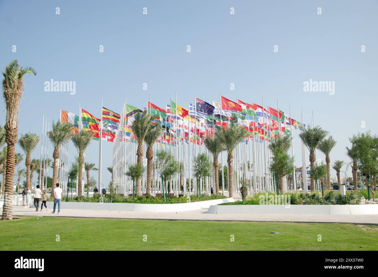 Colorful collection of flags of nations Stock Photo - Alamy