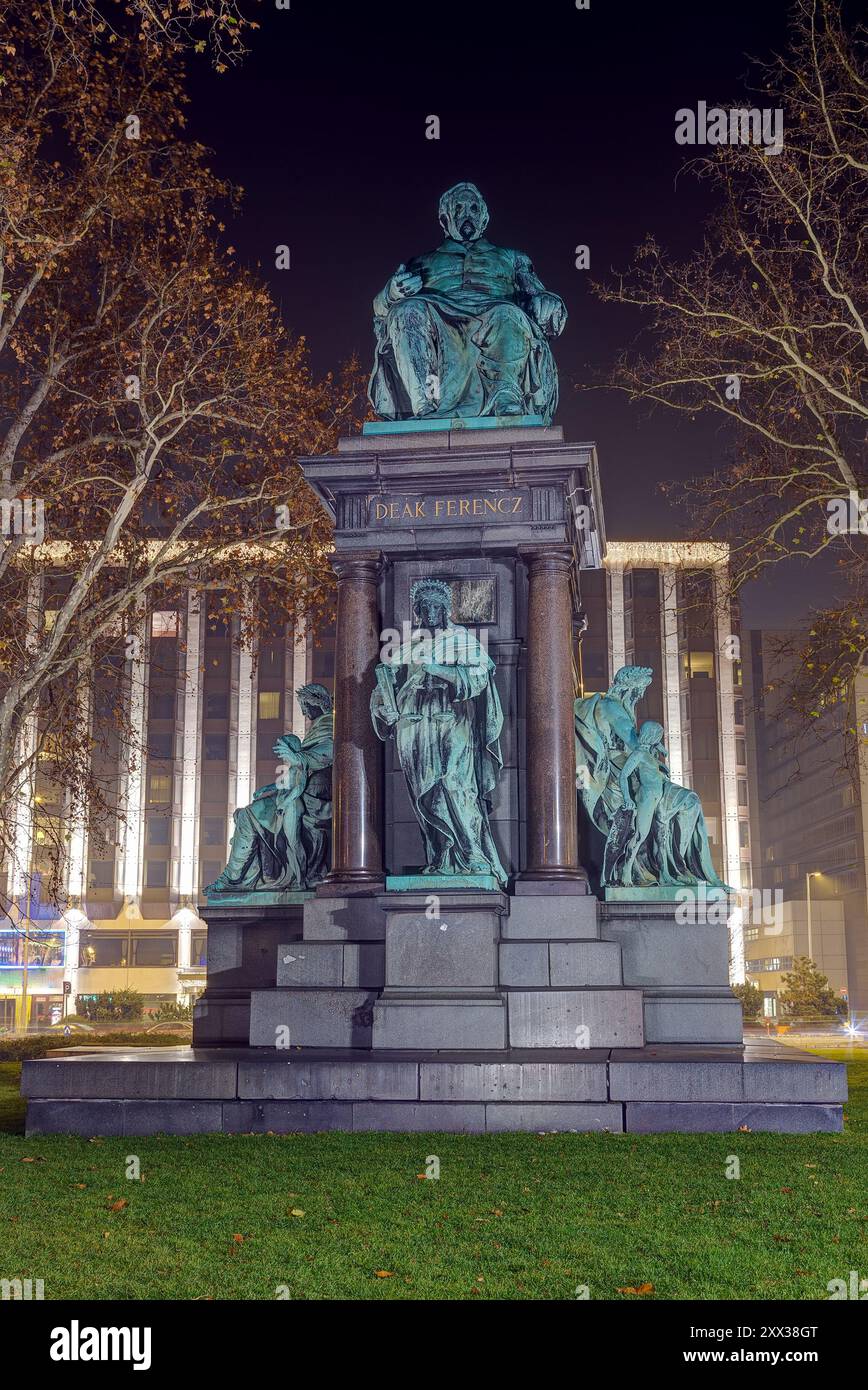 Statue of Ferenc Deak, Budapest, Hungary Stock Photo - Alamy