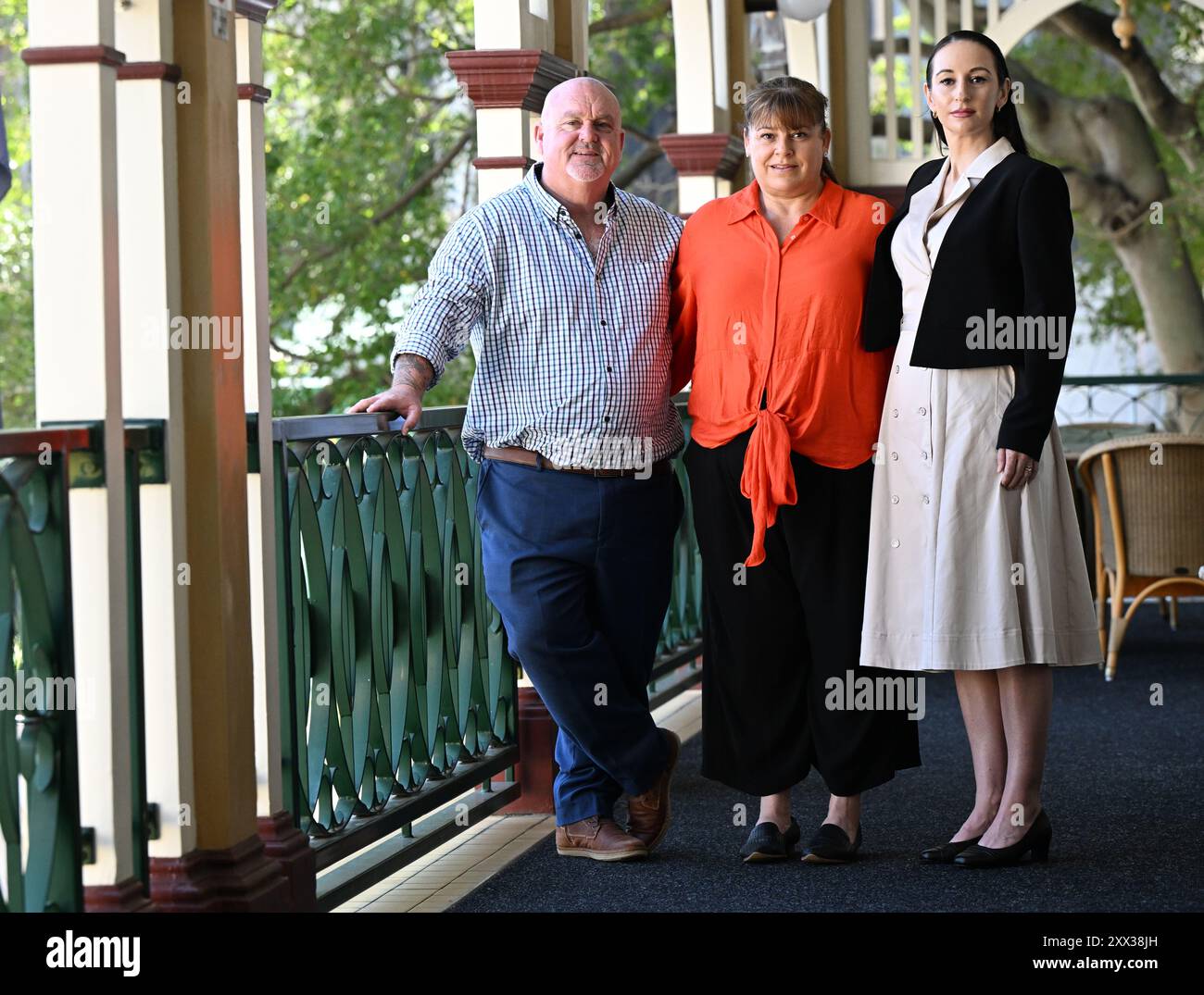 Brett and Belinda Beasley, parents of Jack Beasley and Claudine Snow ...