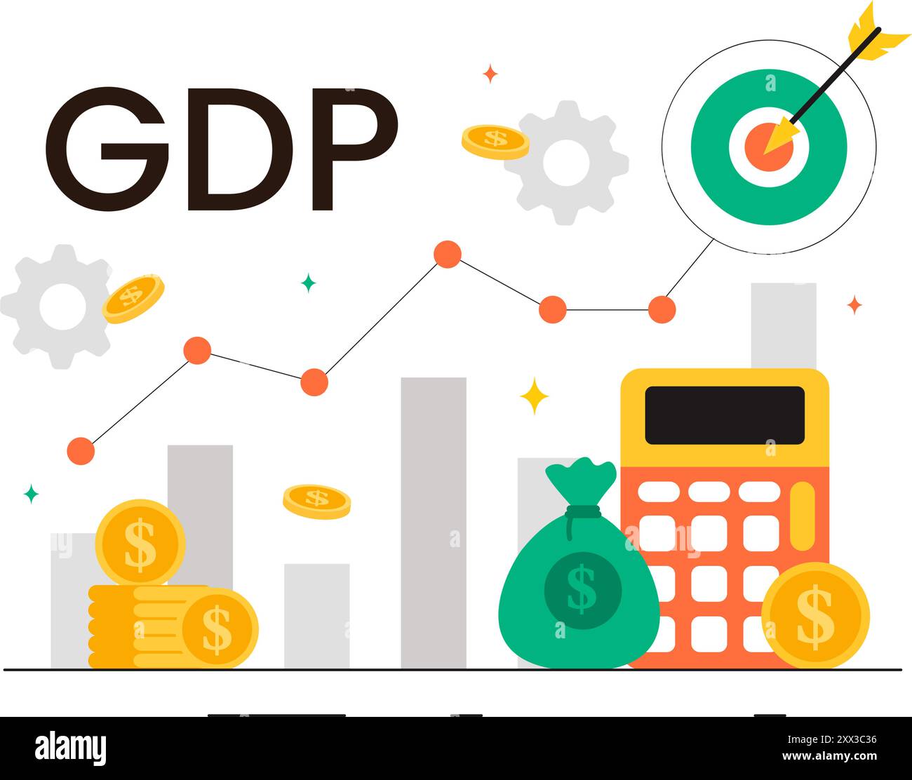 Gdp statistics Stock Vector Images - Alamy