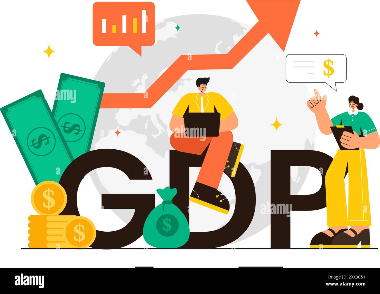 Gdp statistics Stock Vector Images - Alamy
