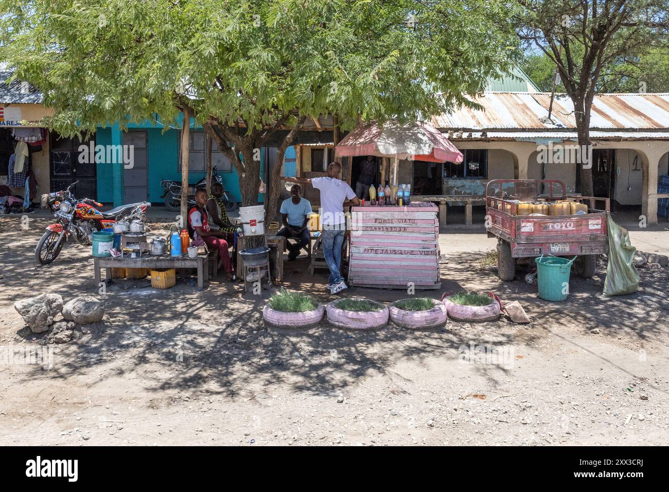 Maasai village, Engaruka, Arusha, Tanzania Stock Photo - Alamy