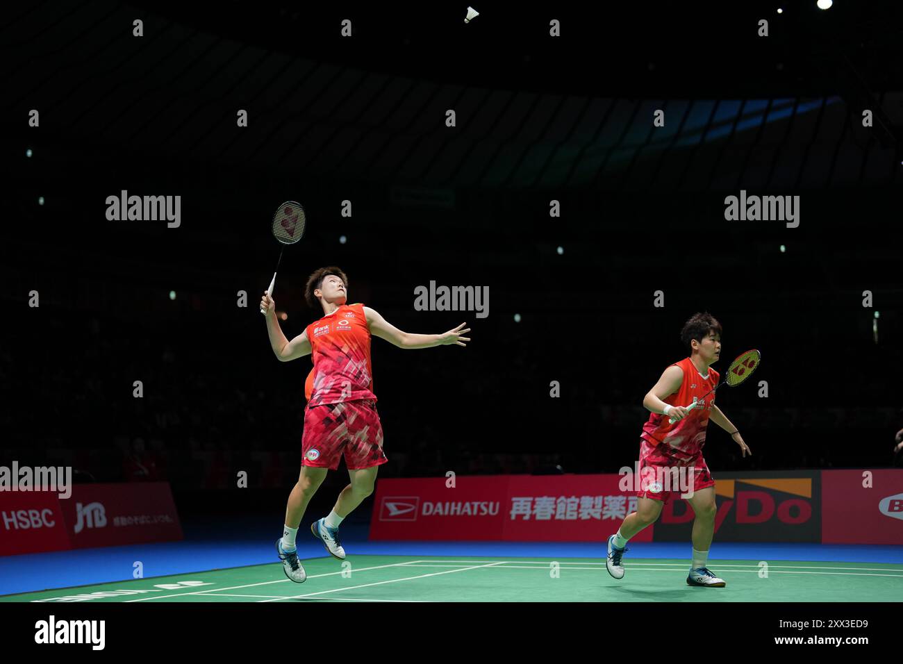 Yokohama, Japan. 22nd Aug, 2024. Liu Shengshu (L)/Tan Ning of China ...