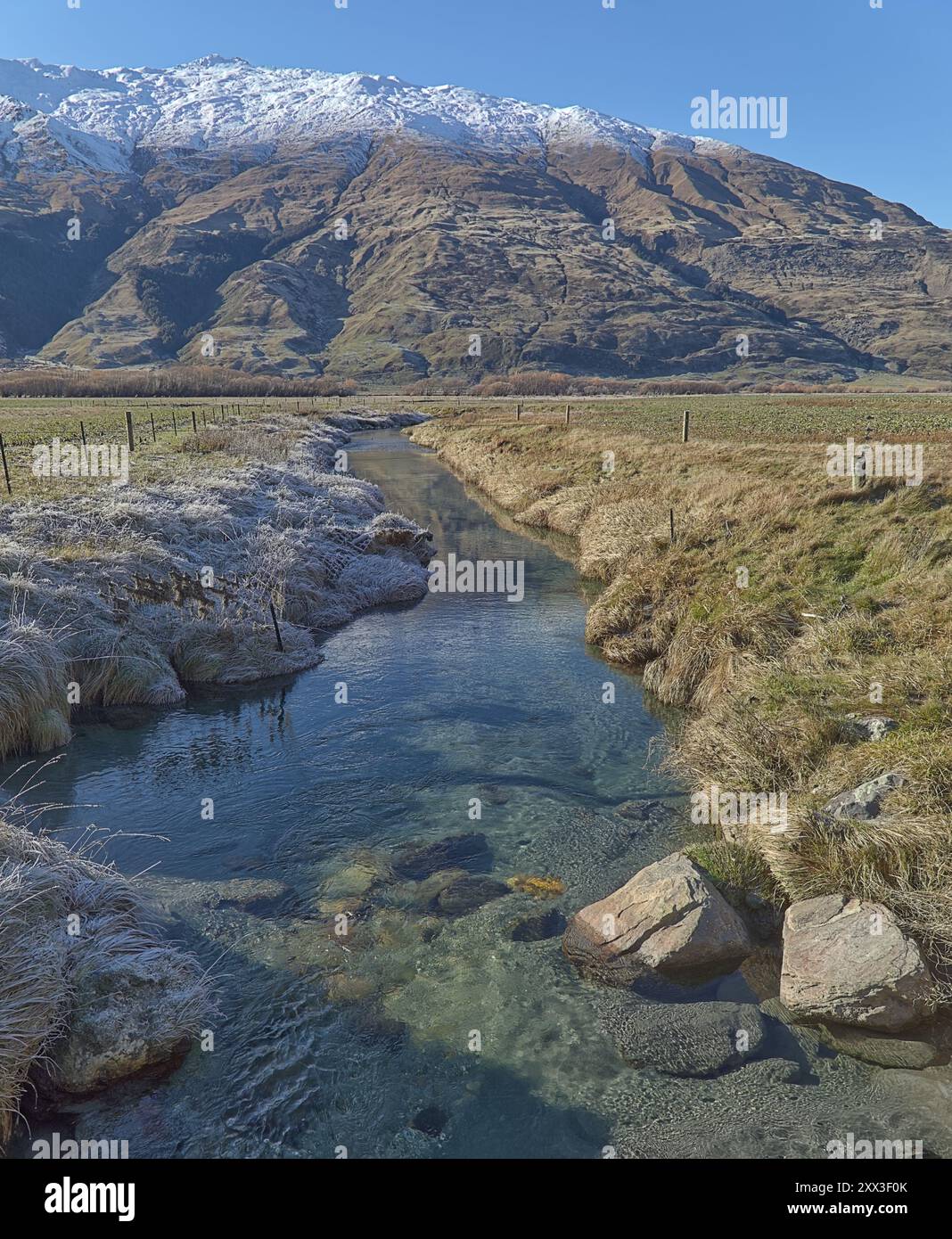 Winter in the Mt Aspiring Valley, Otago, New Zealand 2024 Stock Photo ...