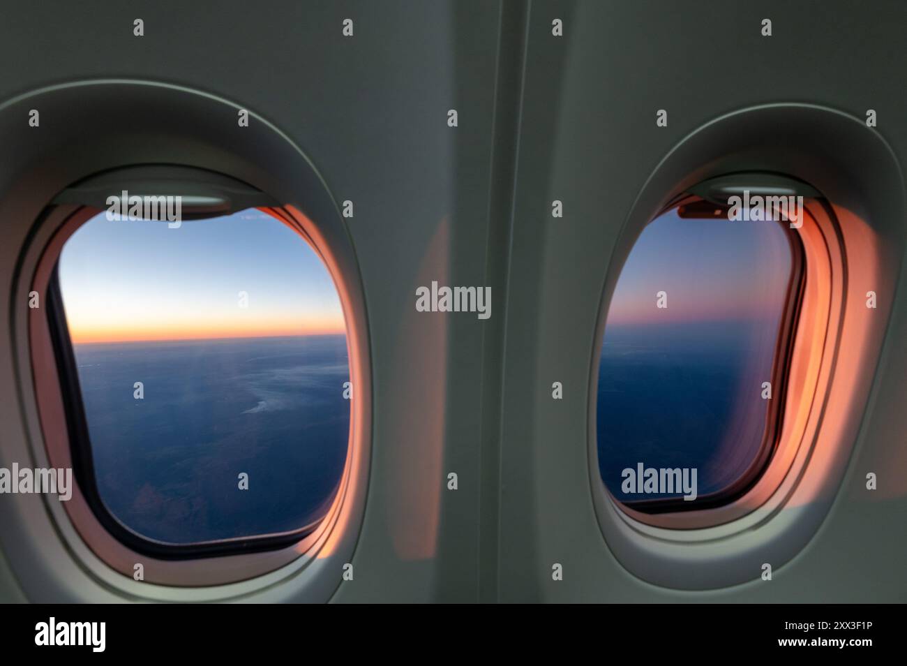 Aircrafdt passenger window hi-res stock photography and images - Alamy