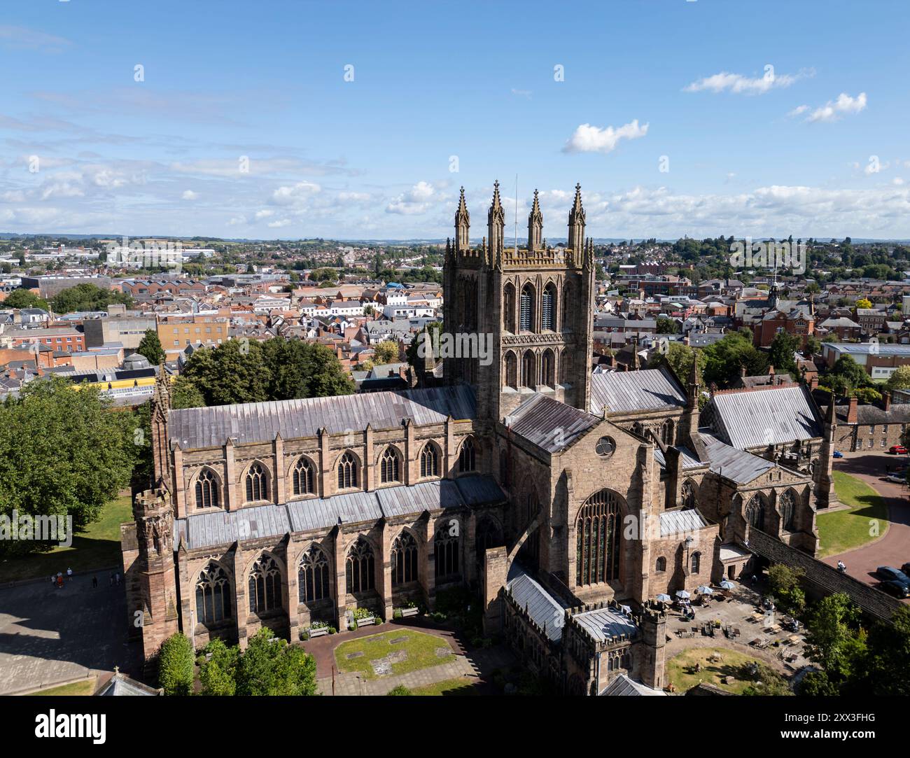 England herefordshire hereford hereford cathedral hi-res stock ...