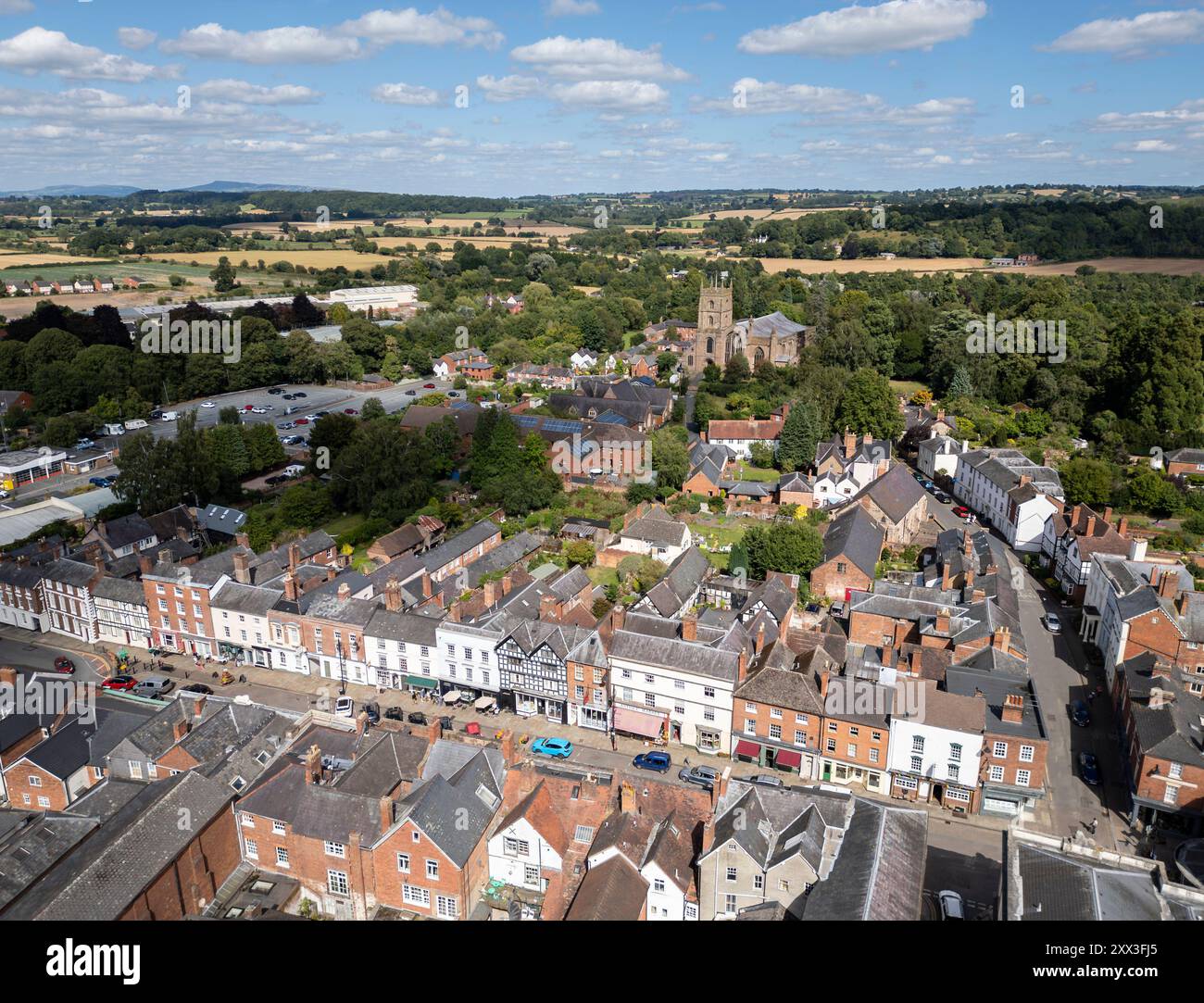 Uk herefordshire leominster broad street hi-res stock photography and ...