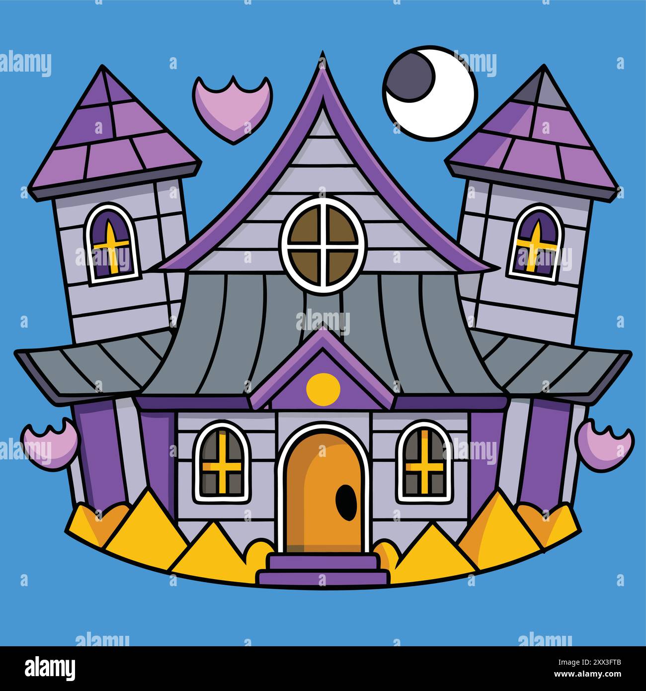 Animated haunted house hi-res stock photography and images - Alamy