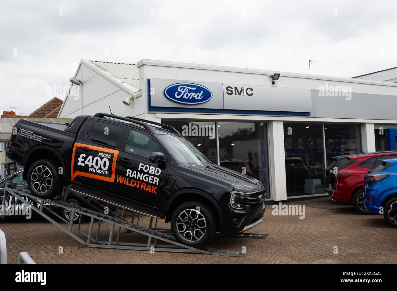 Slough, Berkshire, UK. 14th August, 2024. A Ford Ranger Wildtrak for ...