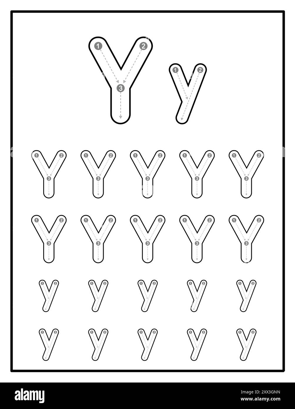 Alphabet Tracing Worksheets for Kids With Uppercase and Lowercase ...