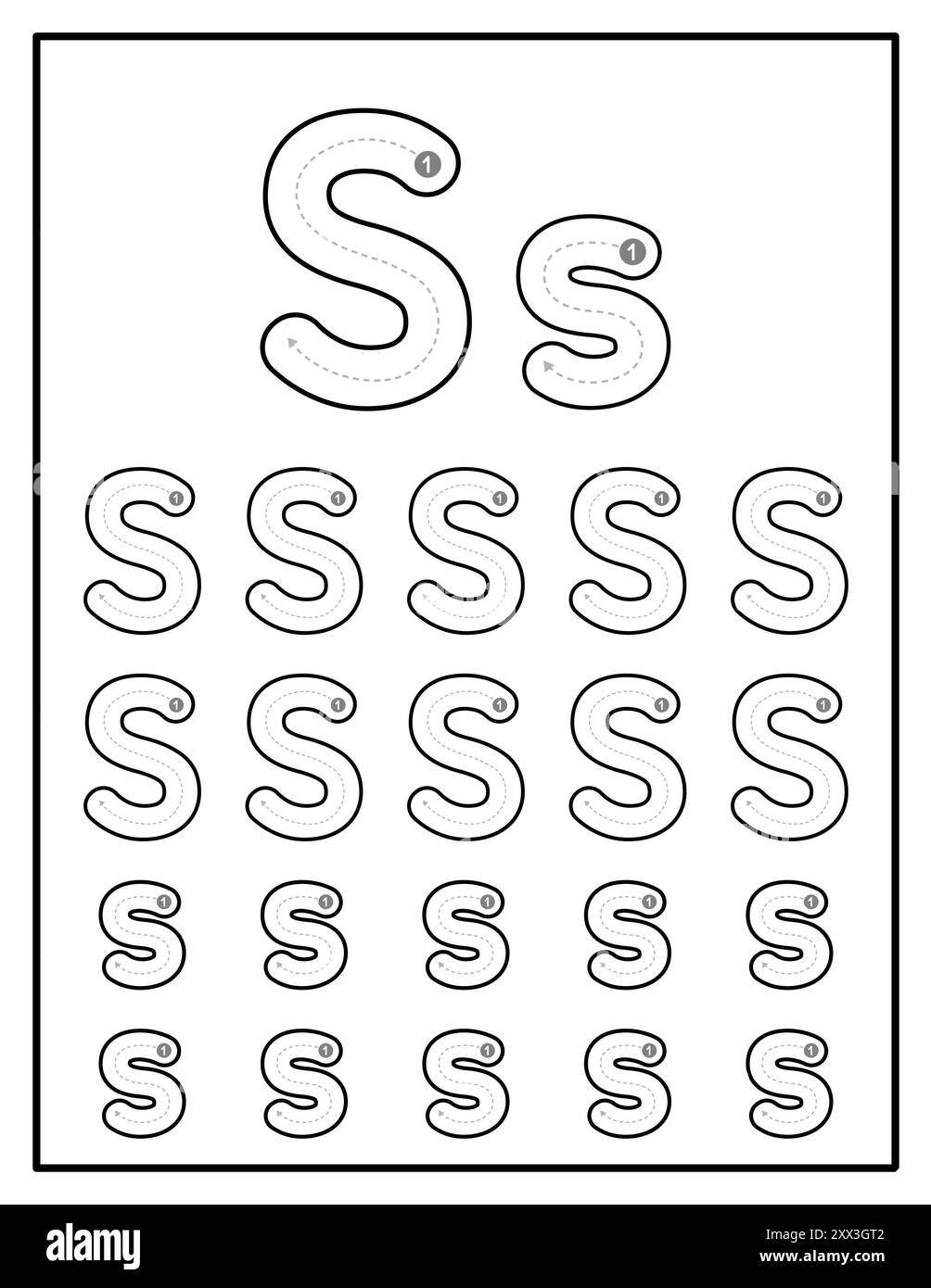 Alphabet Tracing Worksheets for Kids With Uppercase and Lowercase ...