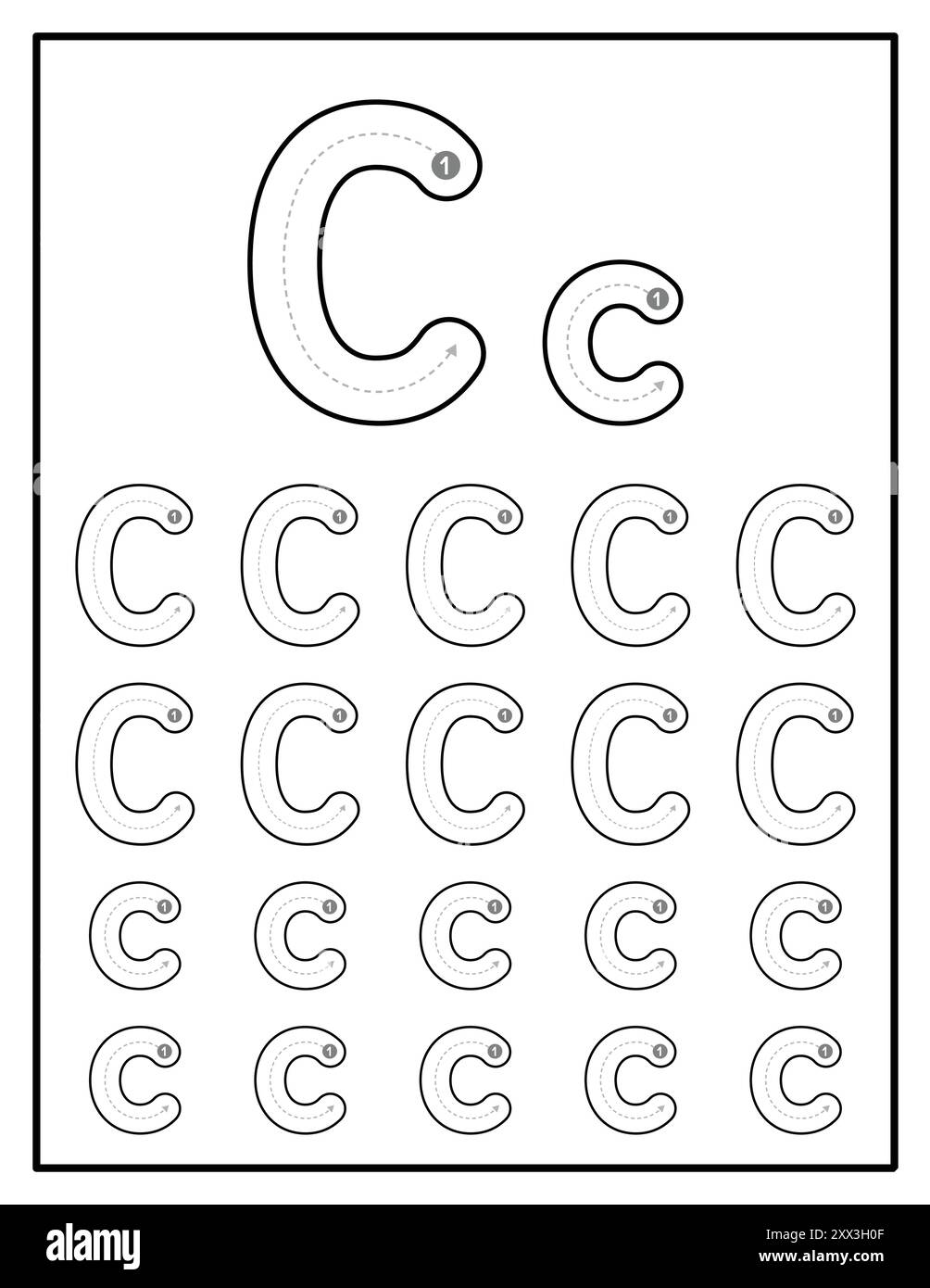 Alphabet Tracing Worksheets for Kids With Uppercase and Lowercase ...