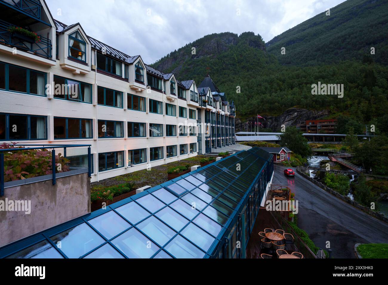 Geiranger 20240820. Union Hotel in Geiranger Photo: Cornelius Poppe ...