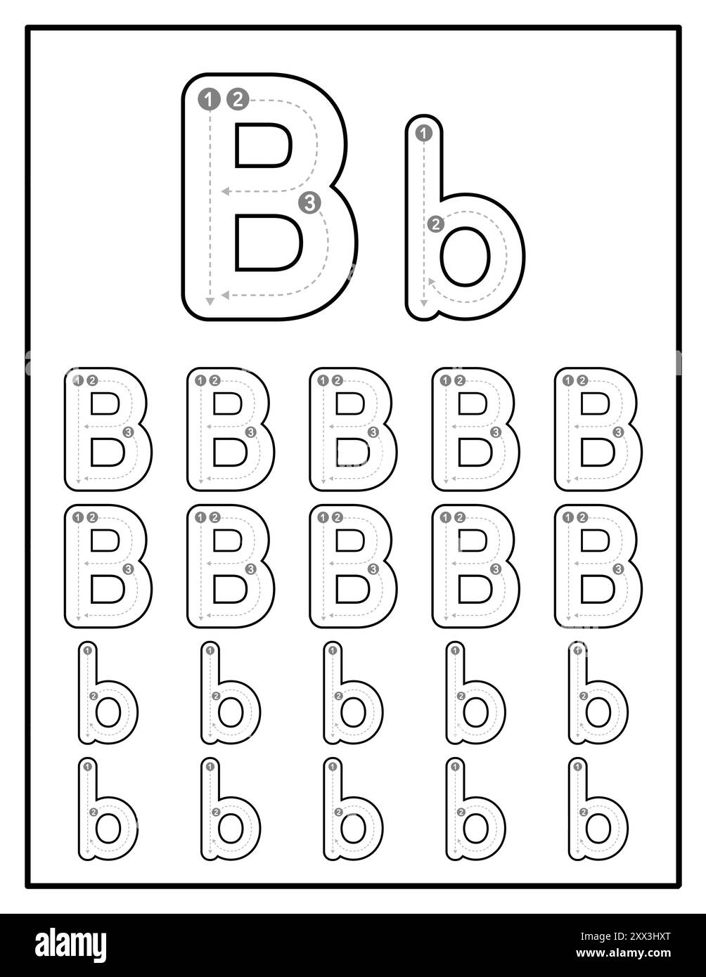Alphabet Tracing Worksheets for Kids With Uppercase and Lowercase ...
