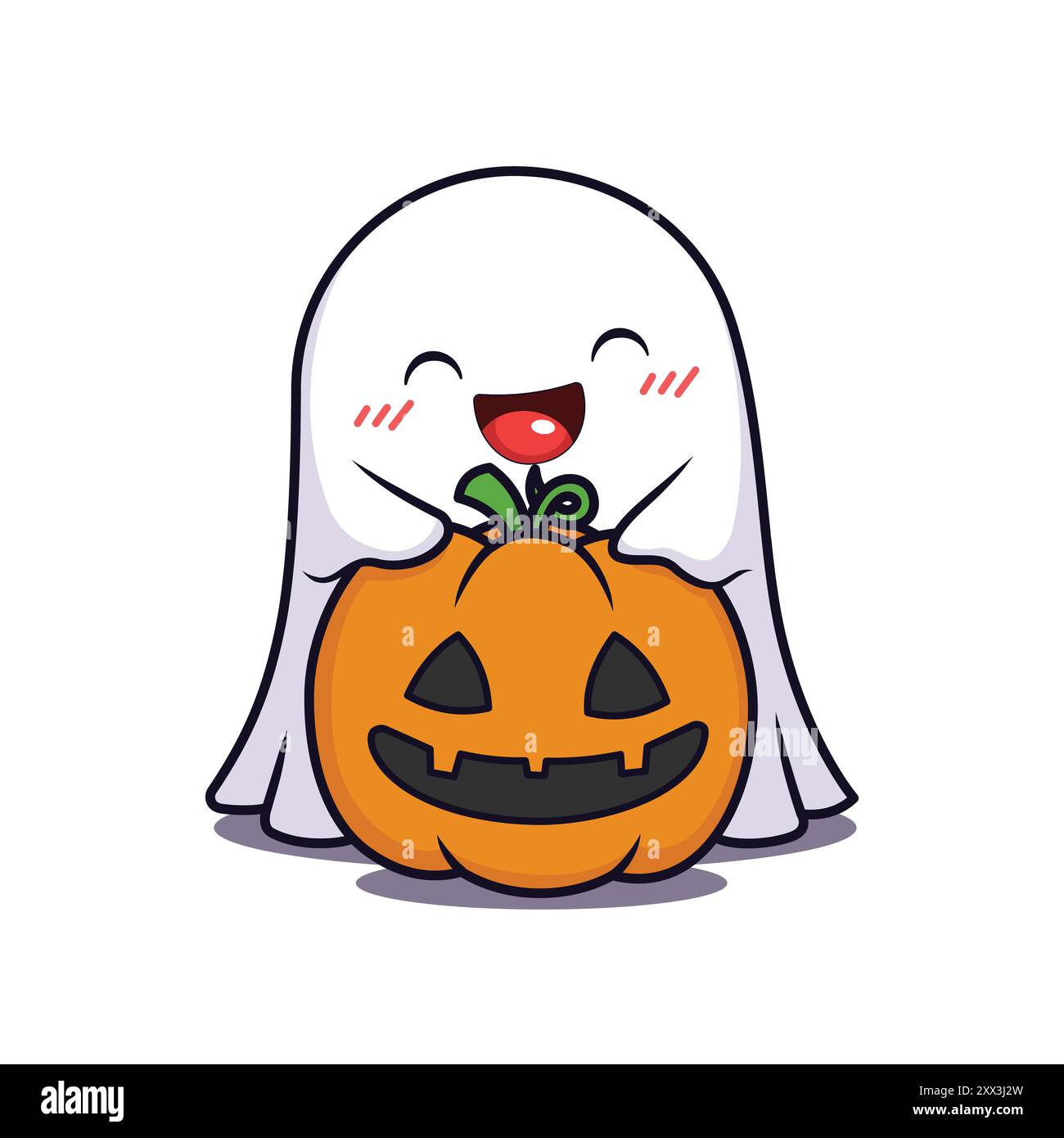 Baby boo pumpkin Cut Out Stock Images & Pictures - Alamy