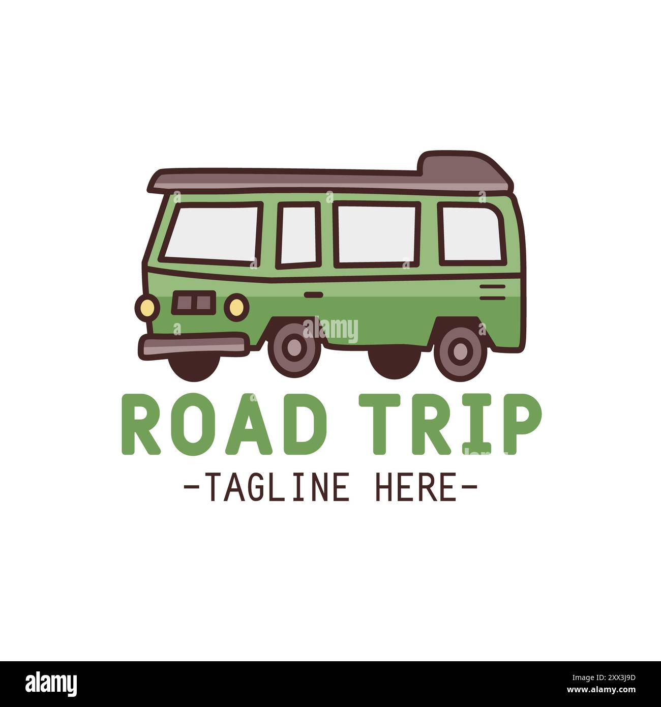 Camping road trip logo badge design. Camp adventure emblem. Hiking ...