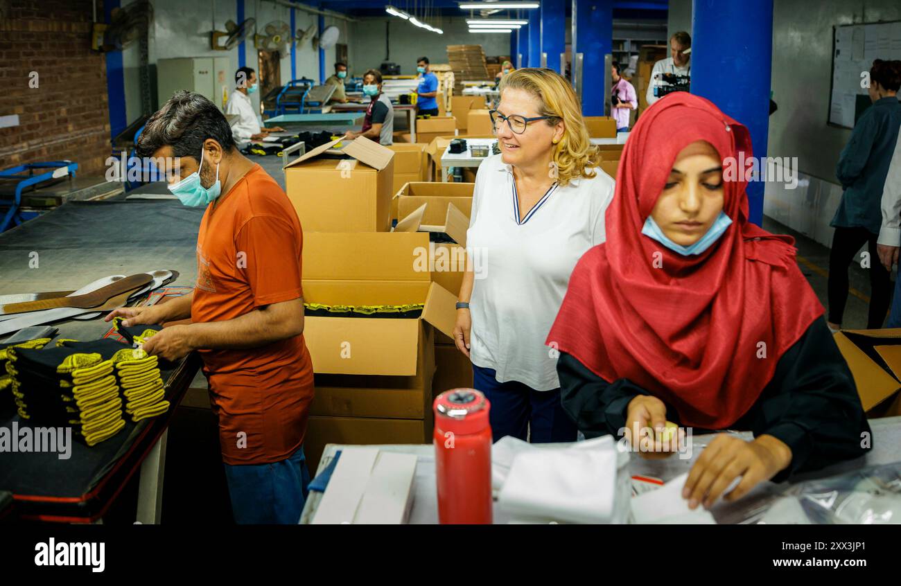 Lahore, Pakistan. 22nd Aug, 2024. Svenja Schulze (SPD), Federal ...