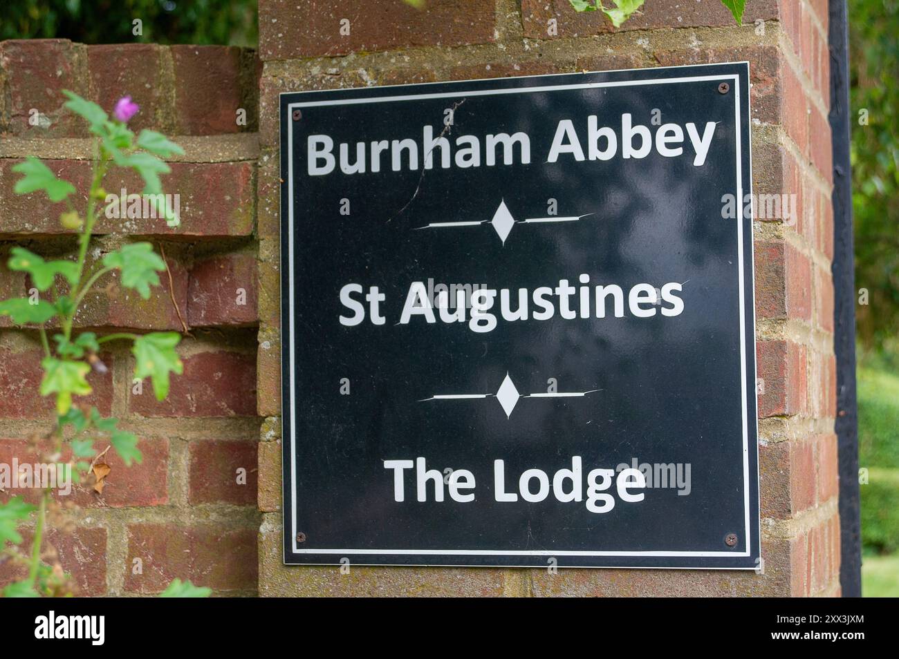 Taplow, Buckinghamshire, UK. 14th August, 2024. Burnham Abbey in Taplow ...