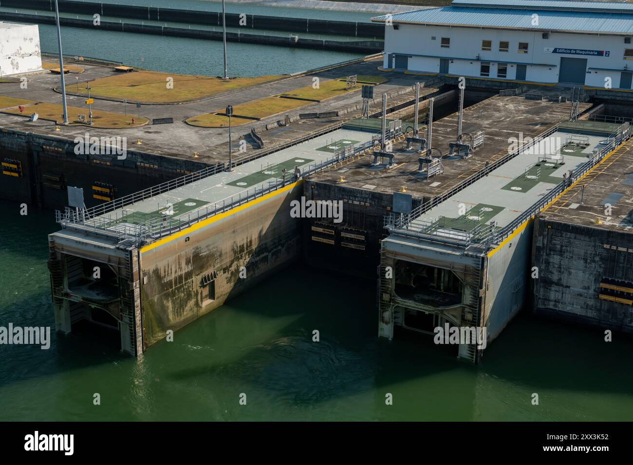 Image showing the operations at new Cocoli locks in Canal Expansion on ...