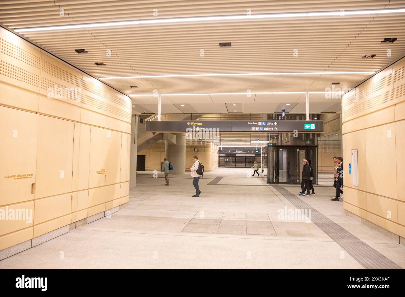 Sydney metro barangaroo station hi-res stock photography and images - Alamy