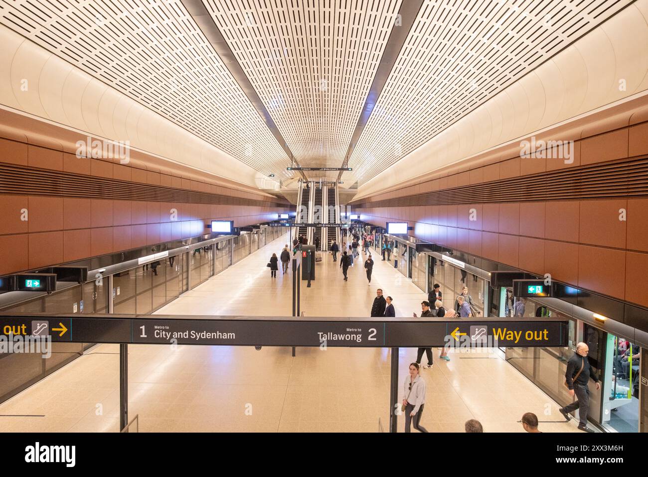 Sydney metro barangaroo station hi-res stock photography and images - Alamy