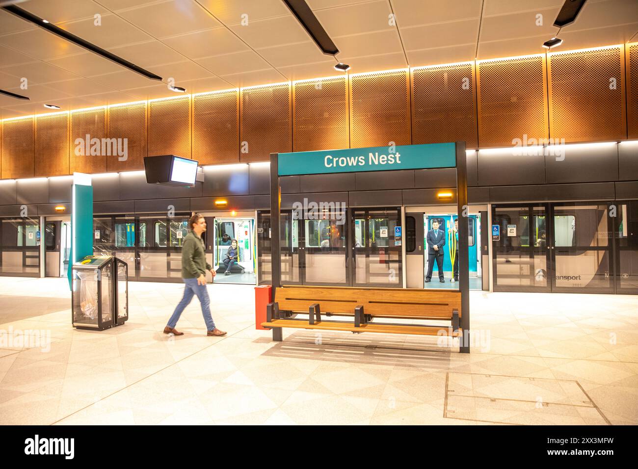 Sydney metro barangaroo station hi-res stock photography and images - Alamy