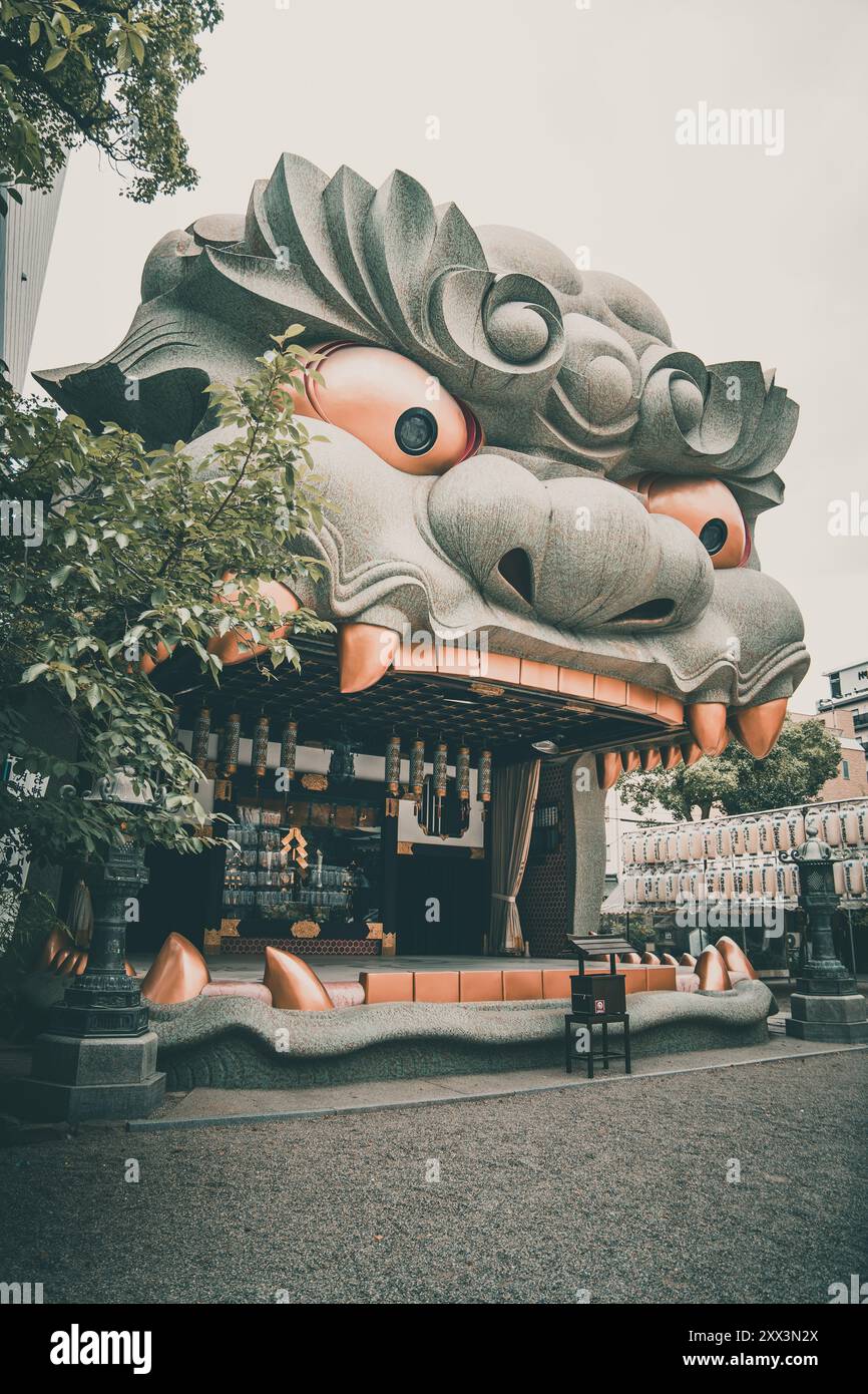 Namba Yasaka Jinja temple in Osaka, Japan Stock Photo - Alamy