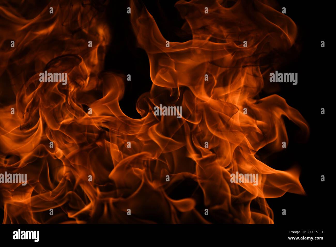 The fire, burning flame. Large burning flaming fire Stock Photo - Alamy