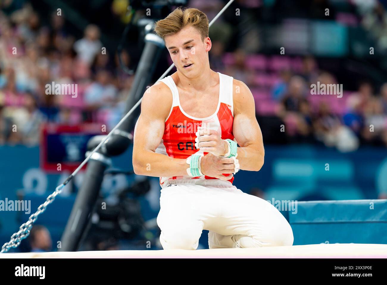 Paris, France. 31st July, 2024. PARIS, FRANCE - JULY 31: Felix Dolci of ...