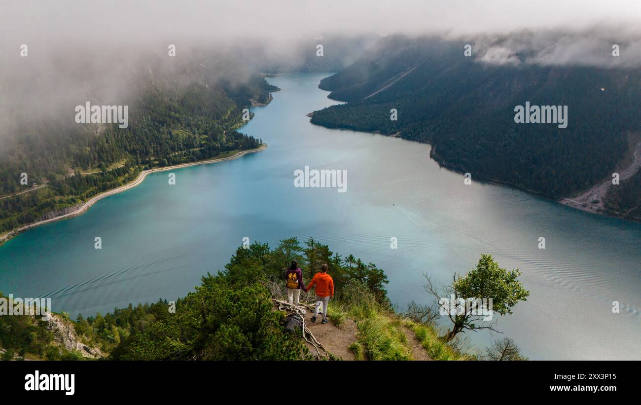 Breathtaking panorama plansee austria hi-res stock photography and ...