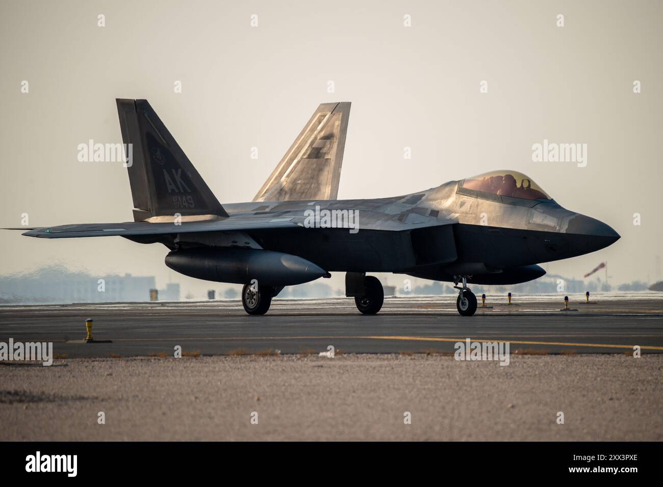 U.S. Air Force F-22 Raptors arrived in the U.S. Central Command area of ...