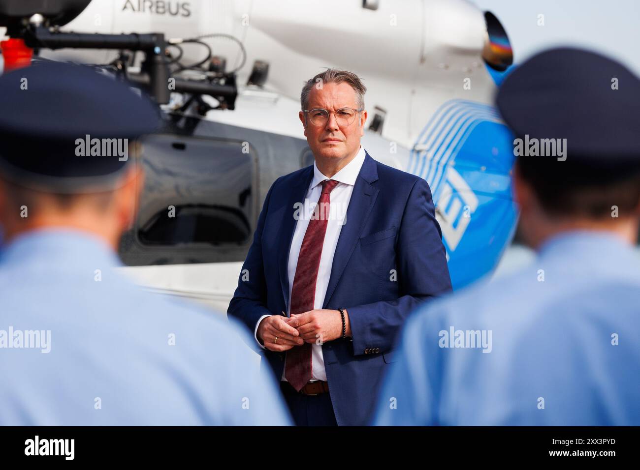 Mainz, Germany. 22nd Aug, 2024. Alexander Schweitzer (SPD), Minister ...