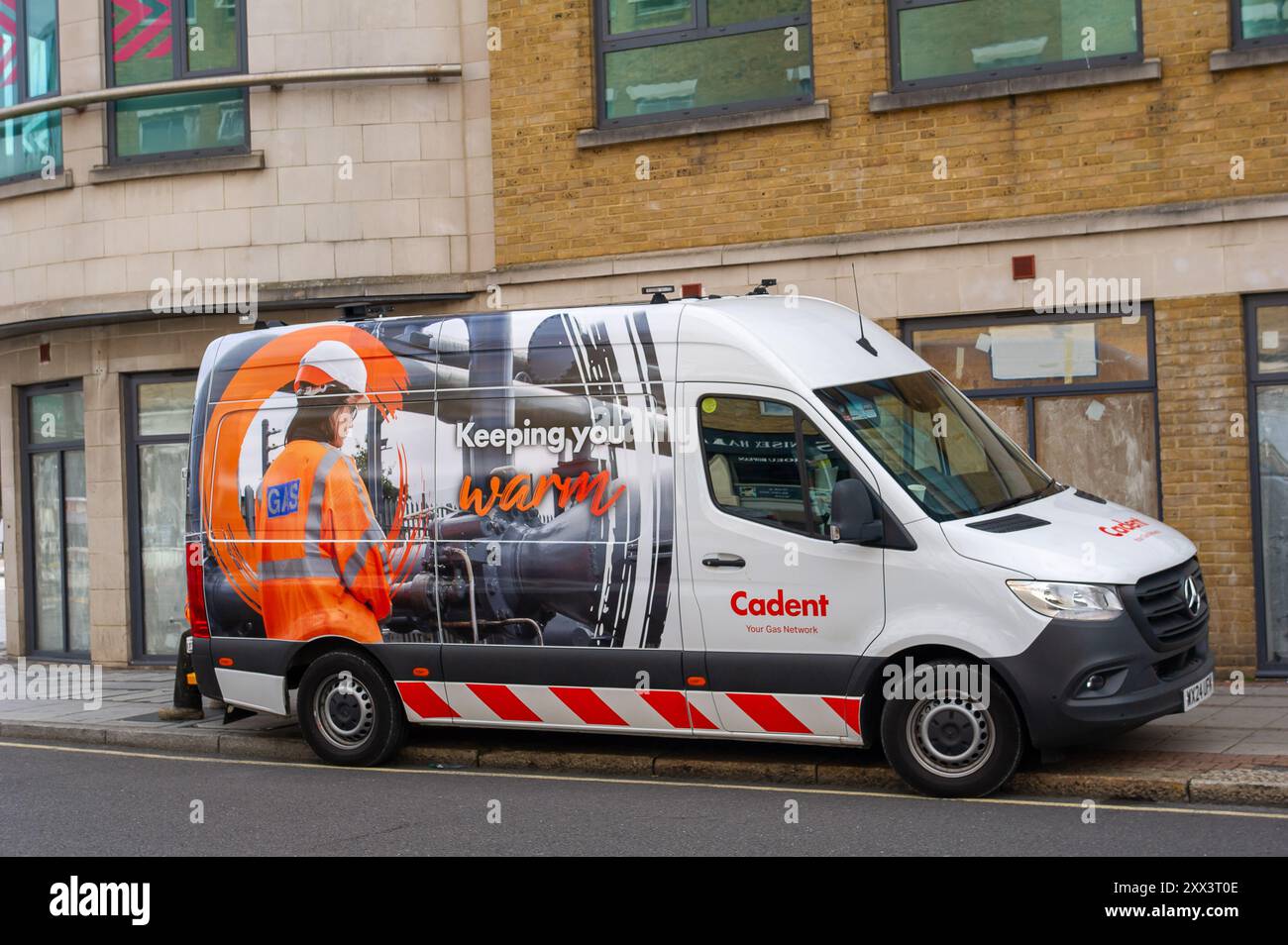 Slough, Berkshire, UK. 14th August, 2024. A Cadent van in Slough ...
