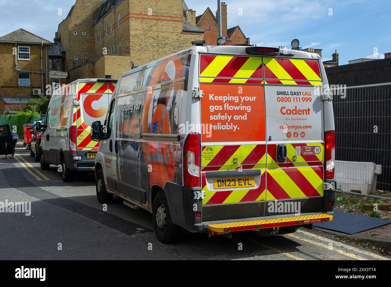 Slough, Berkshire, UK. 14th August, 2024. A Cadent van in Slough ...