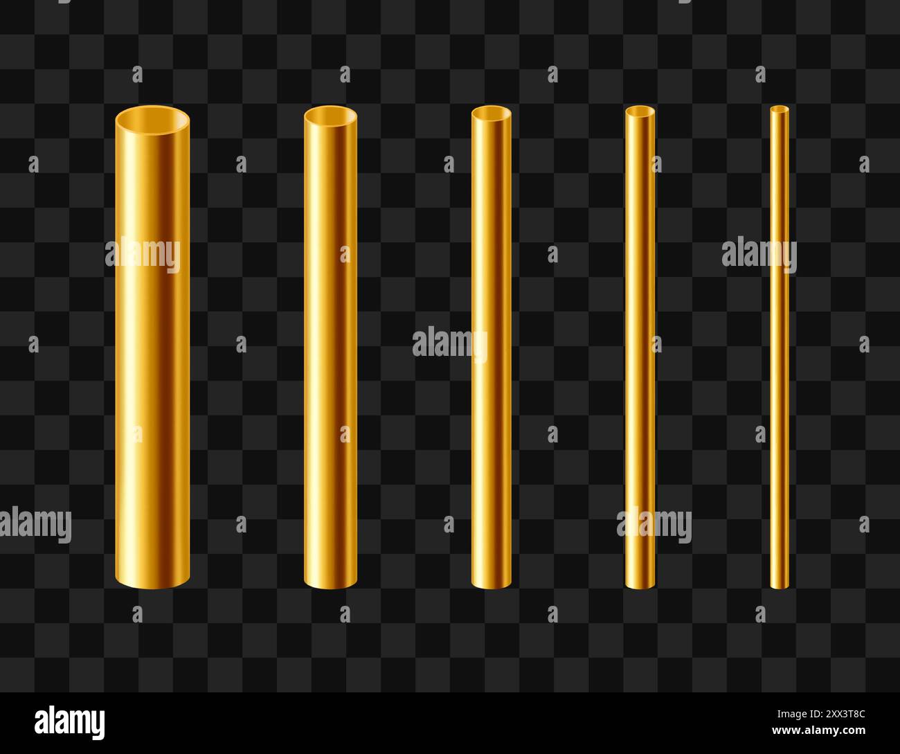 Brass piping Stock Vector Images - Alamy