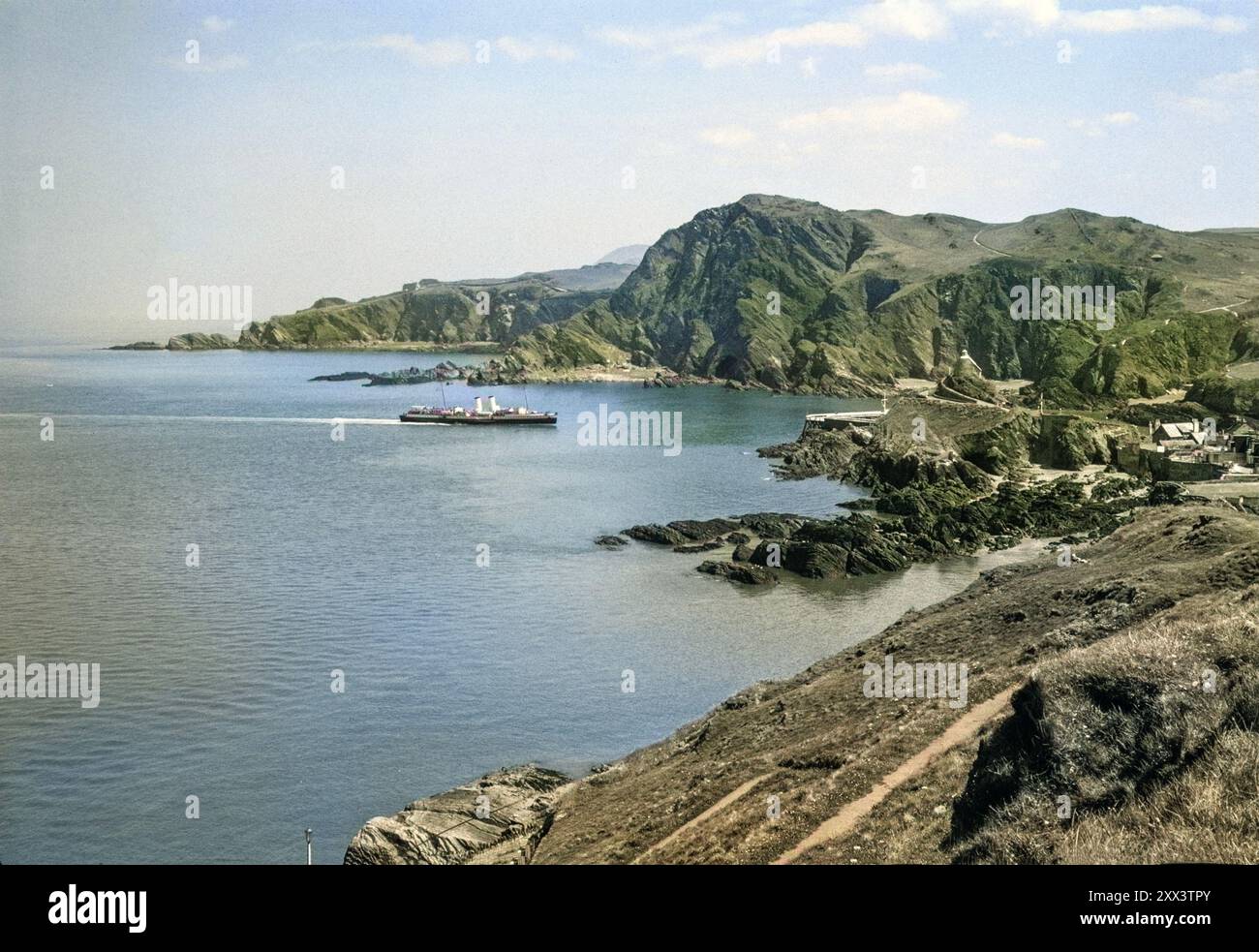 PS Bristol Queen (built 1946) paddle steamer ship, Ilfracombe, north ...