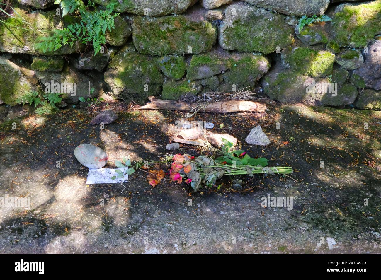 The ancient ruins of Madron Chapel and Baptistry near Penzance ...