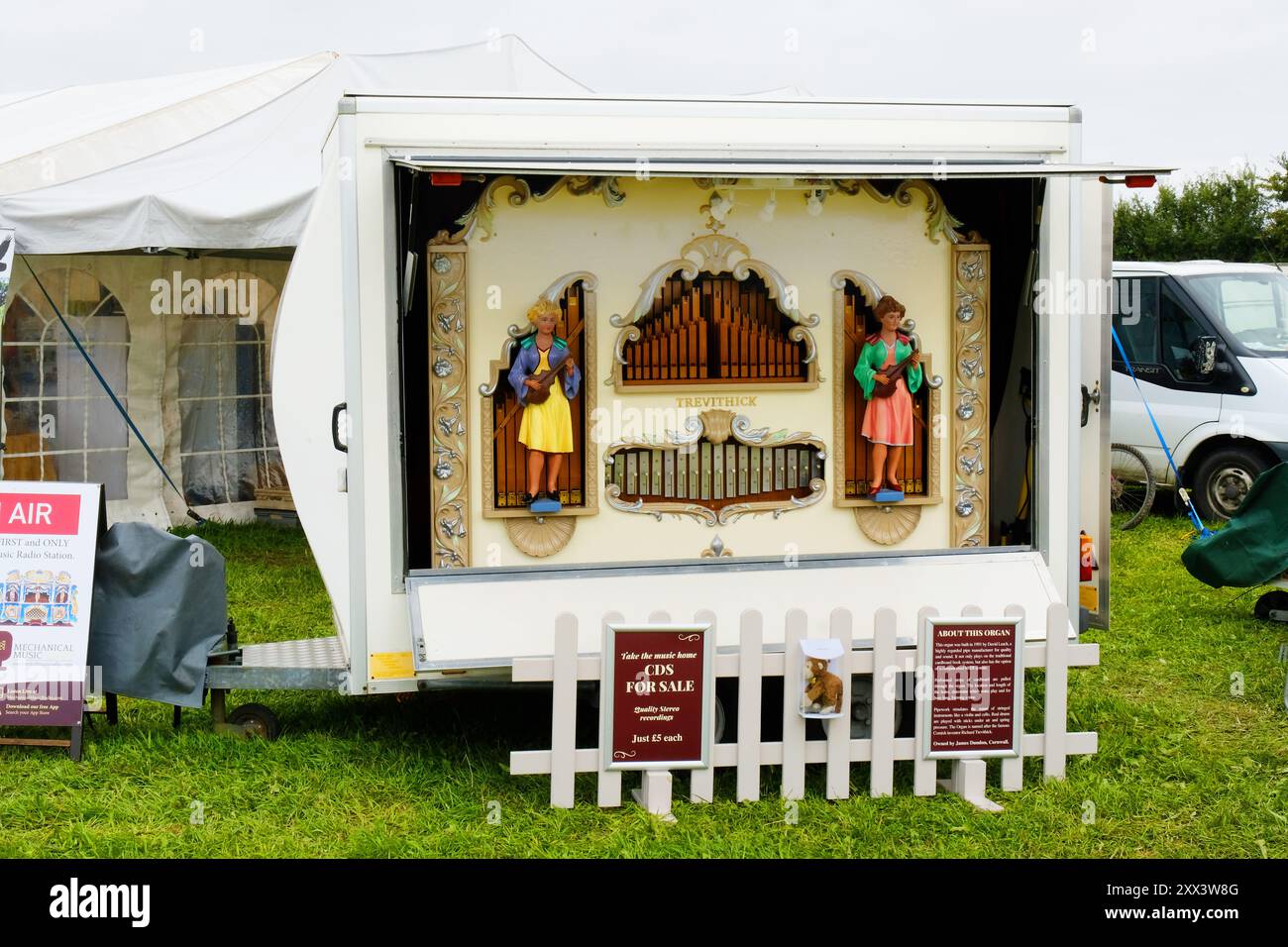 Showground Carousel Pipe Organ - John Gollop Stock Photo - Alamy