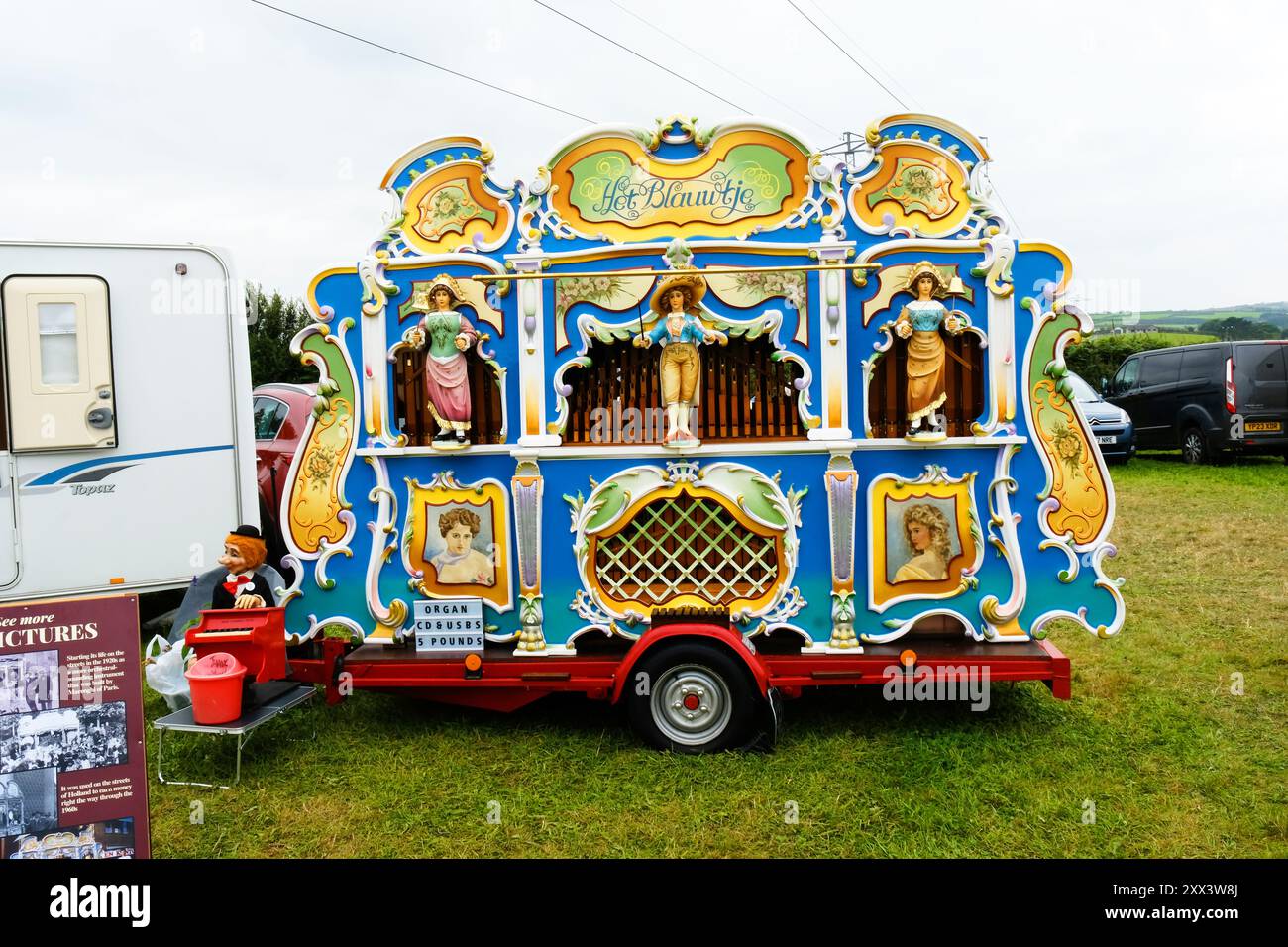 Showground Carousel Pipe Organ - John Gollop Stock Photo - Alamy