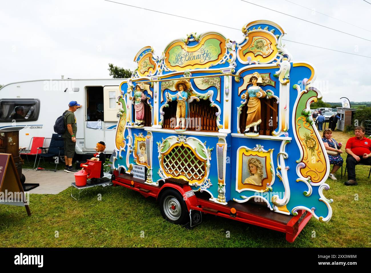 Showground Carousel Pipe Organ - John Gollop Stock Photo - Alamy