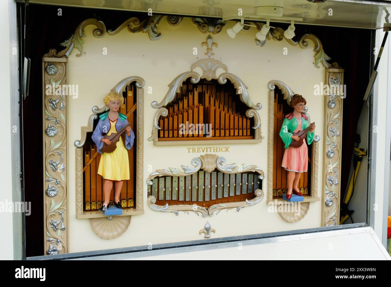 Showground Carousel Pipe Organ - John Gollop Stock Photo - Alamy