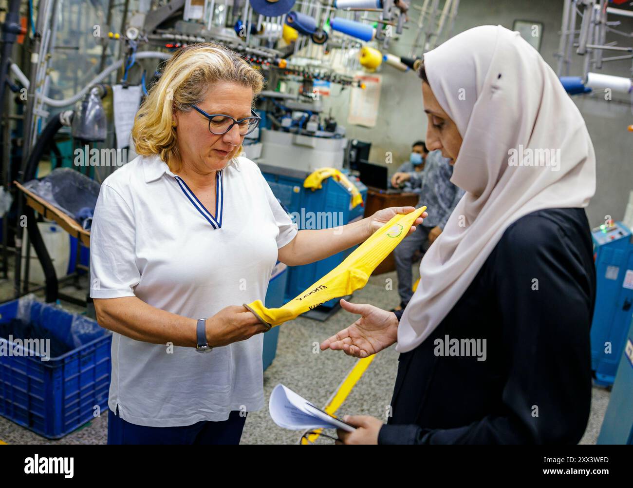 Lahore, Pakistan. 22nd Aug, 2024. Svenja Schulze (SPD), Federal ...