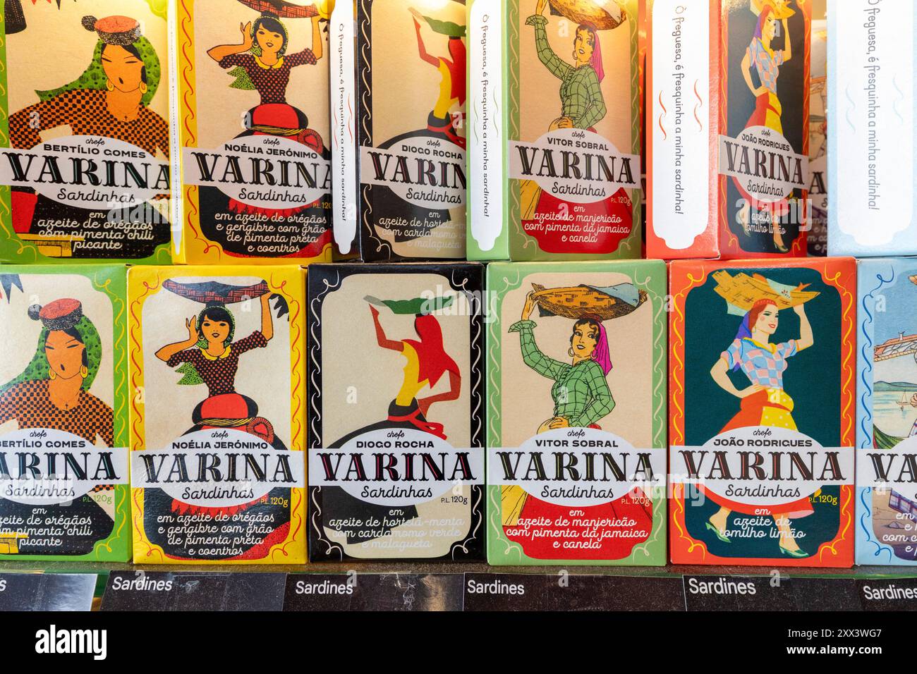 Sardines at the Mercado do Bolhao, Porto, Portugal, Southern Europe ...