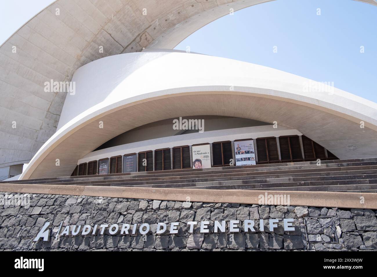 Wide angle view of the splendid Auditorio de Tenerife, by architect ...