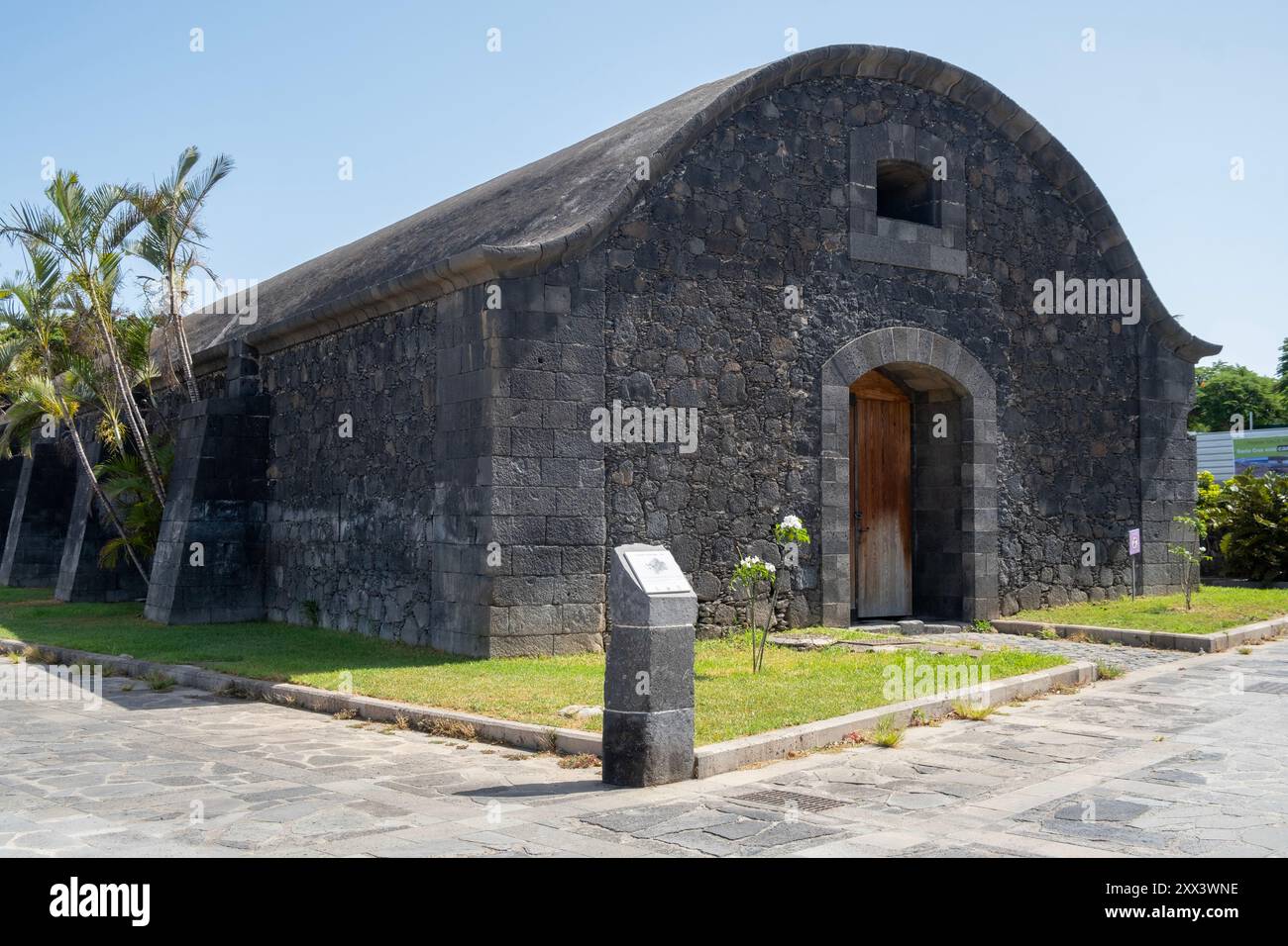 Powder magazine building, for the safe storage of ammunition and ...