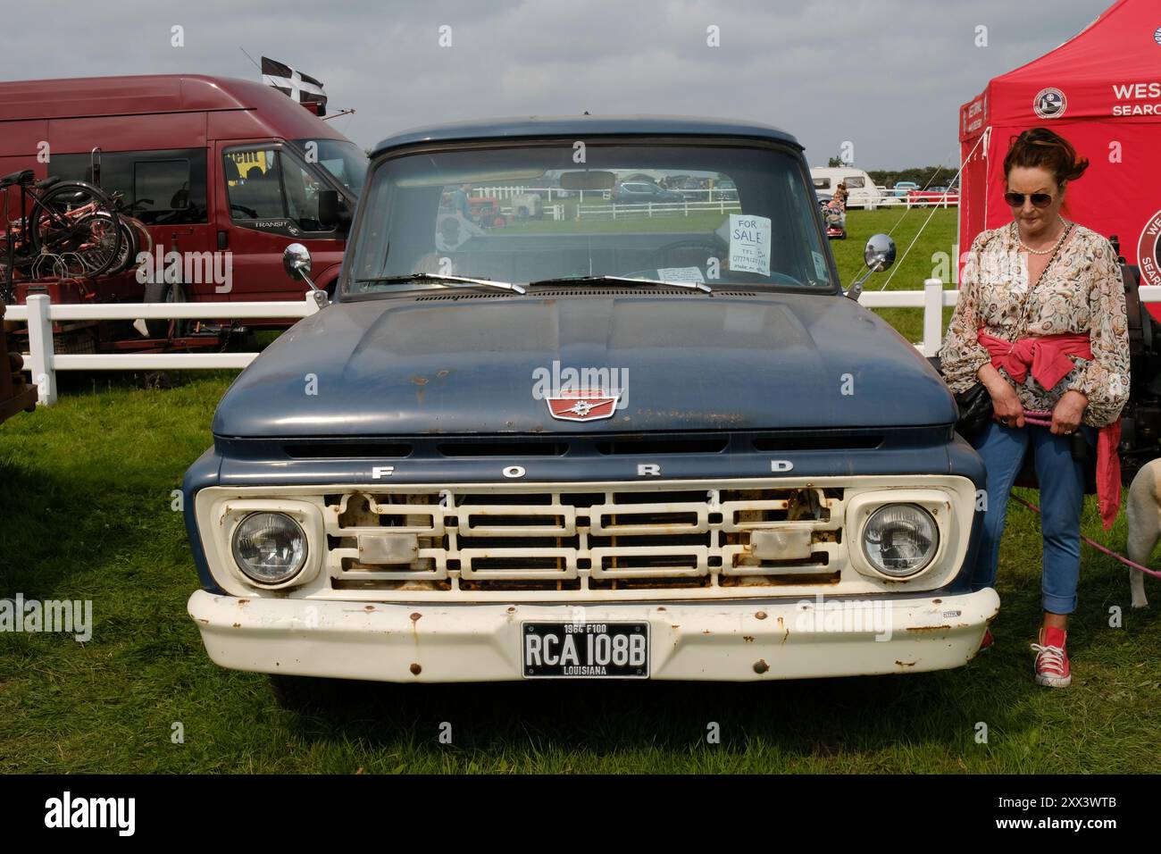 American Ford pick-up truck at the West of England Steam Rally - John ...